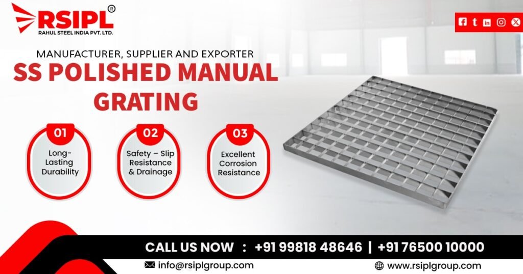 Stainless Steel Polished Manual Gratings in Uttarakhand - Rahul Steel ...